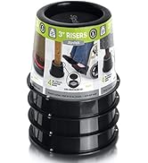 Slipstick CB658 Stack-Its 1 Inch (25mm) Adjustable Bed Risers/Furniture ...