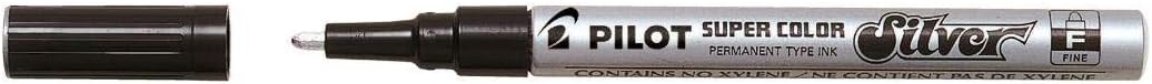 Pilot - Permanent Marker (Extra Fine Tip). Silver : Amazon.co.uk ...