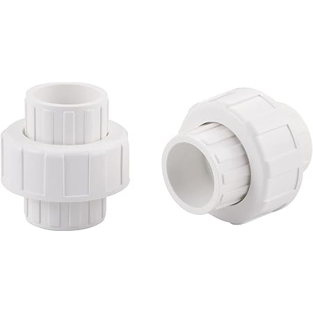 Amazon.com: 3Pcs 3/4 Inch PVC Union Coupling Pipe Fitting Adapter ...