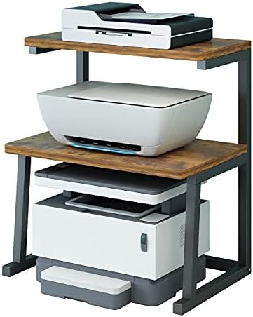Amazon.com: Muzerdo Oversize 2-Tier Desktop Stand Shelf with Cabinet ...