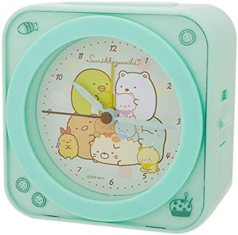 Amazon.co.jp: ティーズファクトリー すみっコぐらし 目覚まし時計 LEDクロック しろくまのてづくりぬいぐるみ 6曲 メロディ ...