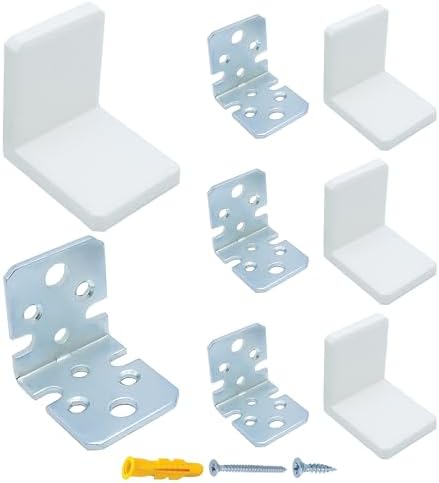 Amazon.com: 4 x Angled L Brackets, Polished Clear Transparent Acrylic ...