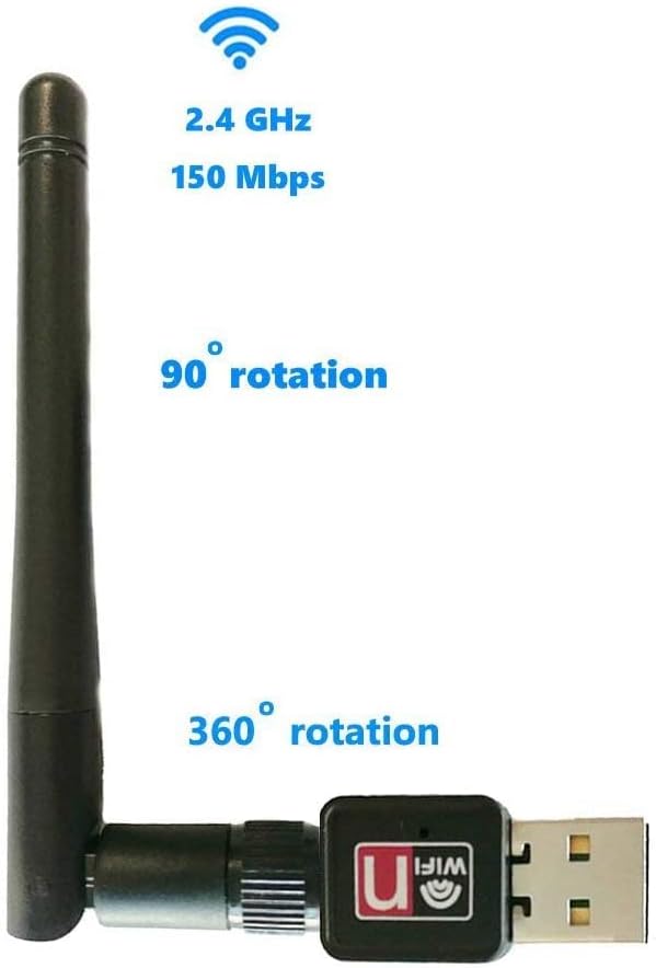 Usb Wireless Adapter Mediatek Ralink Rt5370n 150mbps 2dbi Antenna Wifi Dongle Support Raspberry