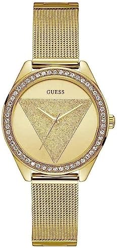 Guess Damen Analog Quarz Uhr mit Edelstahl Armband W1009L1 : Guess ...