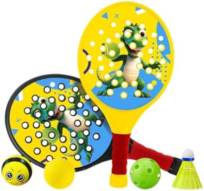BNF® Padel Tennis Rackets Set | Lightweight Dual Racket & 4 Balls | PE ...