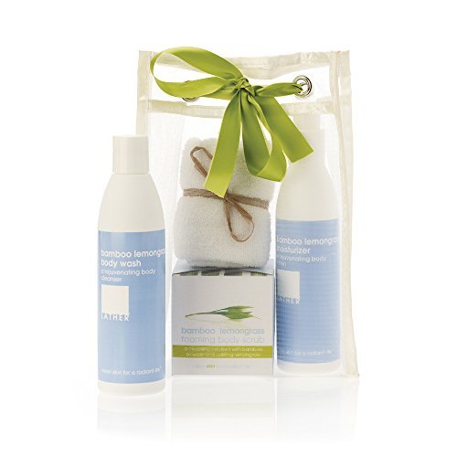 Amazon.com : LATHER Bamboo Lemongrass 3 Step Body Wash Set : Skin Care ...