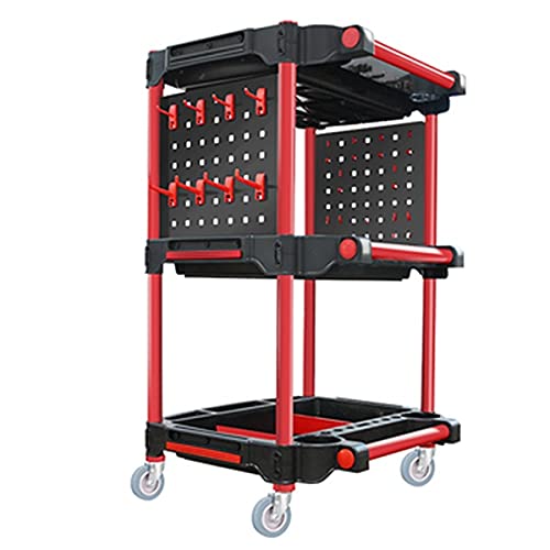 Buy Utility Carts Black Car Detailing Supplies Tool Cart with Wheels ...