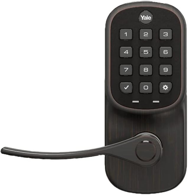 Liftmaster myQ Key Free Smart Lock with Touchscreen Keypad Lever, in ...