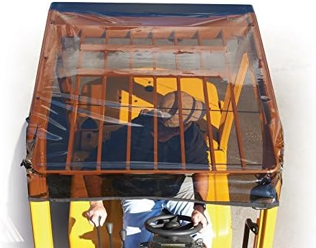 Amazon.com: Solarcap Universal Tinted Forklift Cover, Sun & Rain Canopy ...