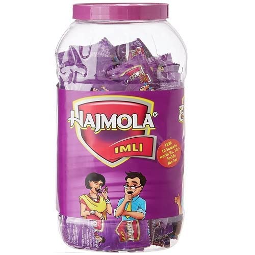 Dabur Hajmola Imli - Tasty Digestive Tablets - 160 Sachet Jar : Amazon ...