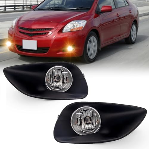 Amazon.com: WEZEMLIGHT Fog Lights Assembly Compatible With Toyota Yaris ...