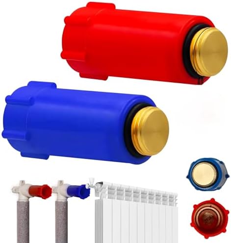 Baustopfen 1/2" Set in Rot und Blau – Ideal zum Absperren von ...