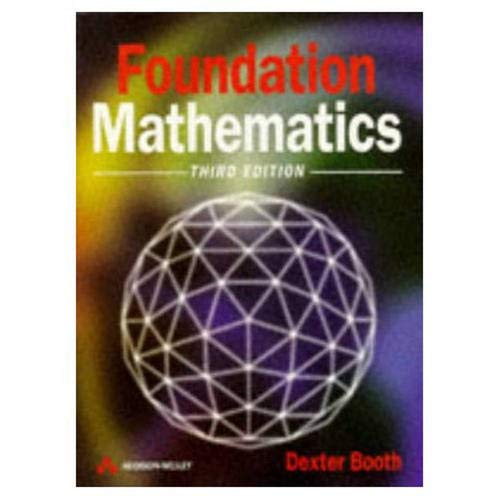 Foundation Mathematics (Modern Applications of Mathematics): Amazon.co ...