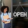 Amazon.com: 21"x7" Large LED Open Signs for Business, 2 Lines Unique ...