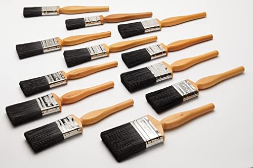 ProDec 7 piece Premier Trade Synthetic Paint Brush Set for a Smooth Finish with Emulsion, Gloss ...