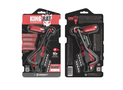 Snapklik.com : BARNETT King Rat Slingshots, Black Widow Slingshot
