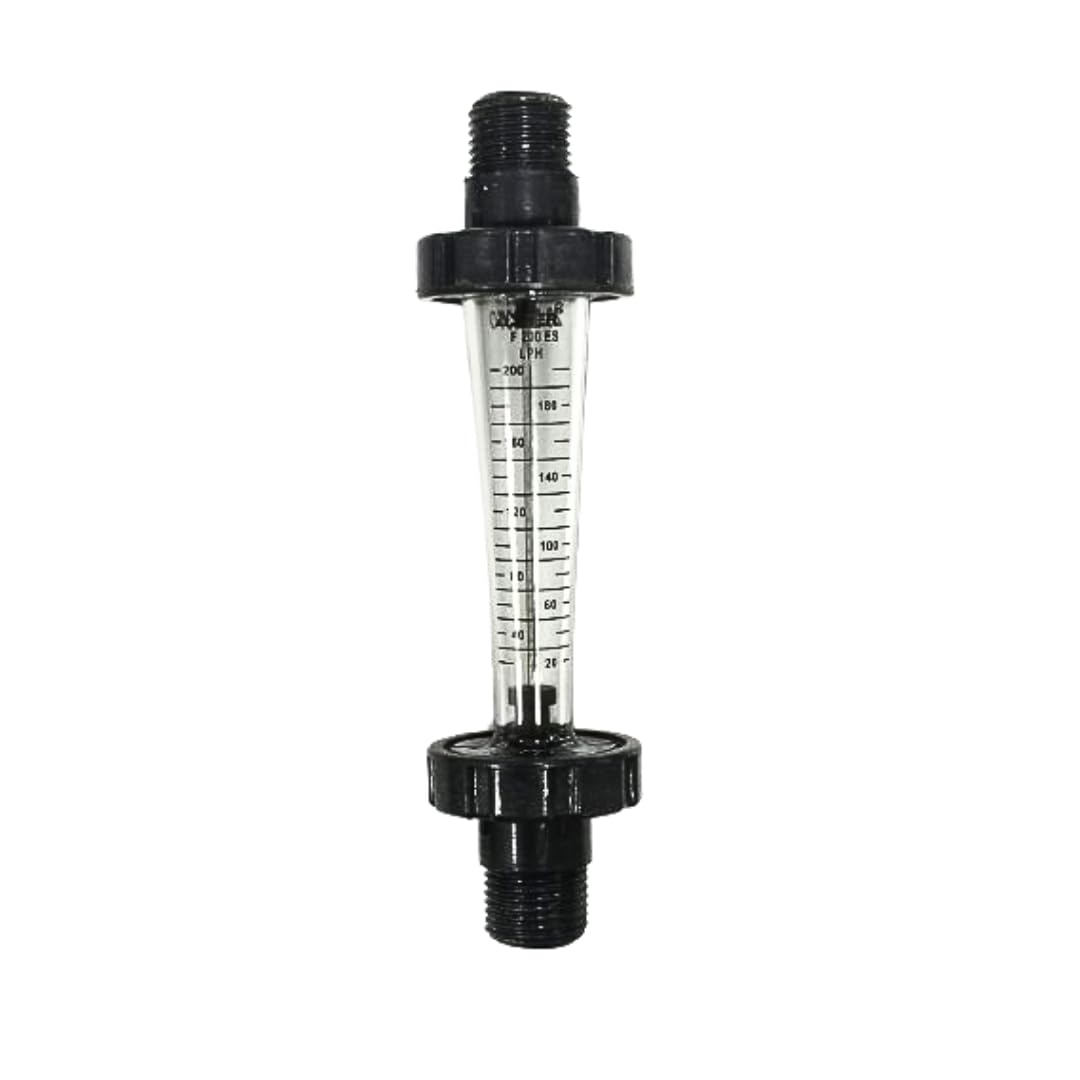 Plastic Threaded Rotameter For Water Range 20 to 200 LPH : Amazon.in ...