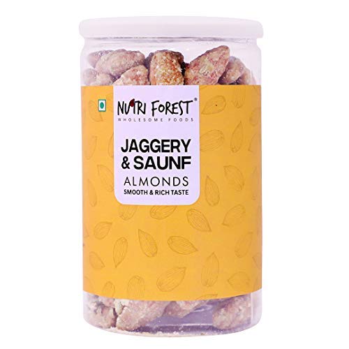 Nutri Forest Jaggery Saunf Coated Almonds - Best Offers on Badam Dry ...