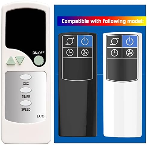 Amazon.com: Replacement Remote Control for Lasko 2033682 2033684 T38400 ...