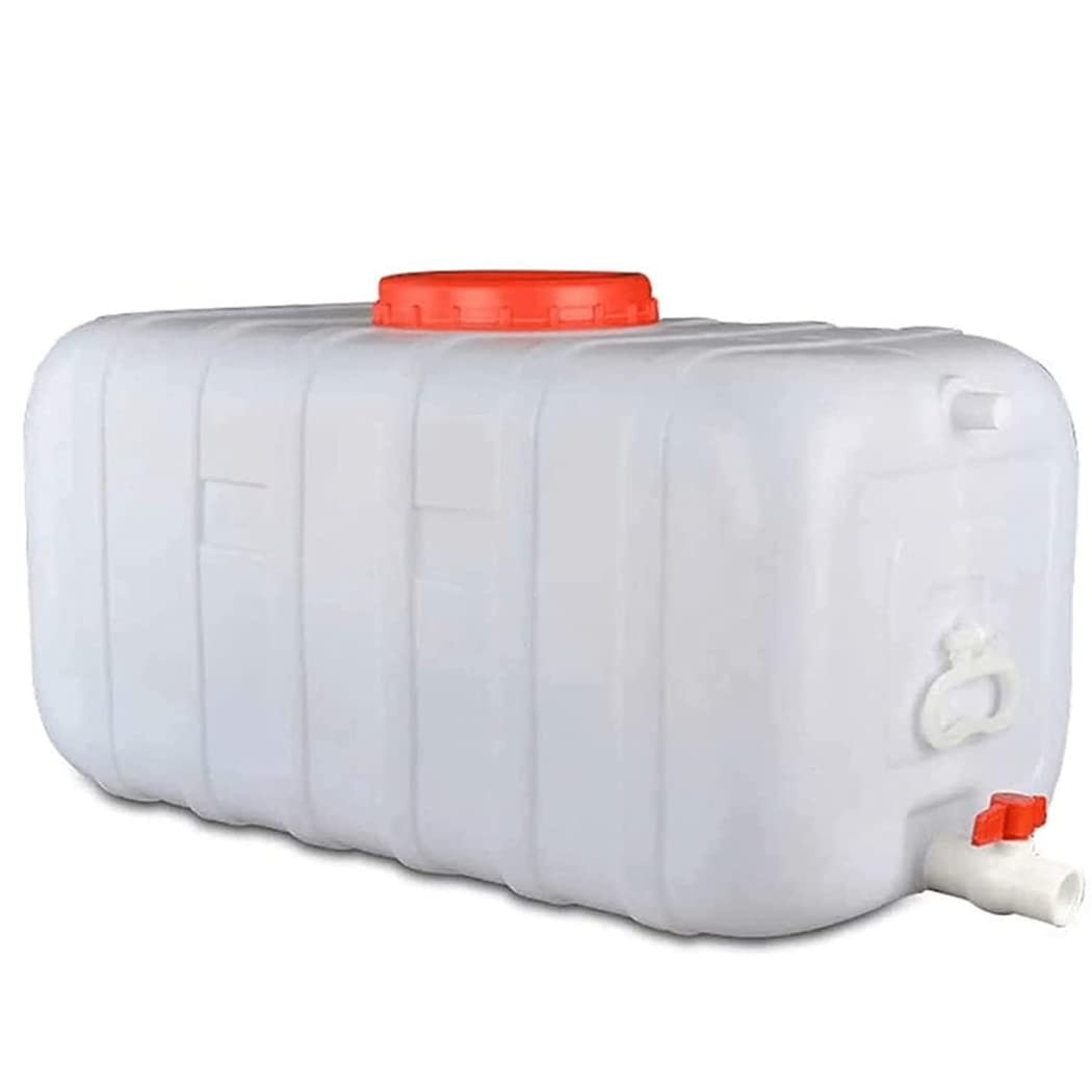 Water Tank with Faucet, 25L/50L/100L/150L/200L Thick Plastic Water ...
