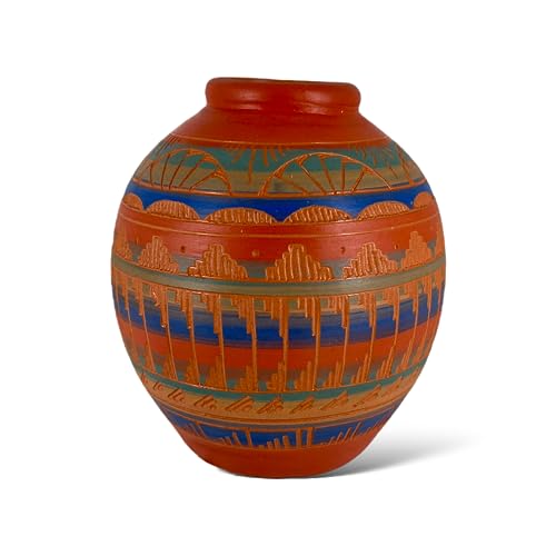 Amazon.com: Authentic Native American Pottery, Miniature Traditional ...
