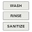 Amazon.com : All Quality Standard WASH RINSE SANITIZE Sign (3-Pack) - 3 ...