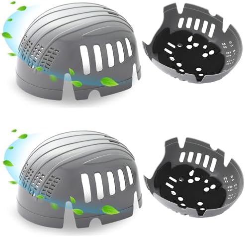 Shyyween 2 Pcs Larger Universal Bump Cap Insert for Hat Ventilated HDPE ...