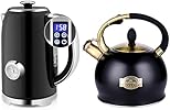 Amazon.com: SUSTEAS Stove Top Whistling Tea Kettle - Food Grade ...