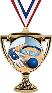 Amazon.com : Handball Trophy Cup Medal Gold, 3" Handball Prizes, Kids ...