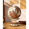 Amazon.com: Rolife 3D Wooden Puzzle for Adults, World Globe Wood Model ...