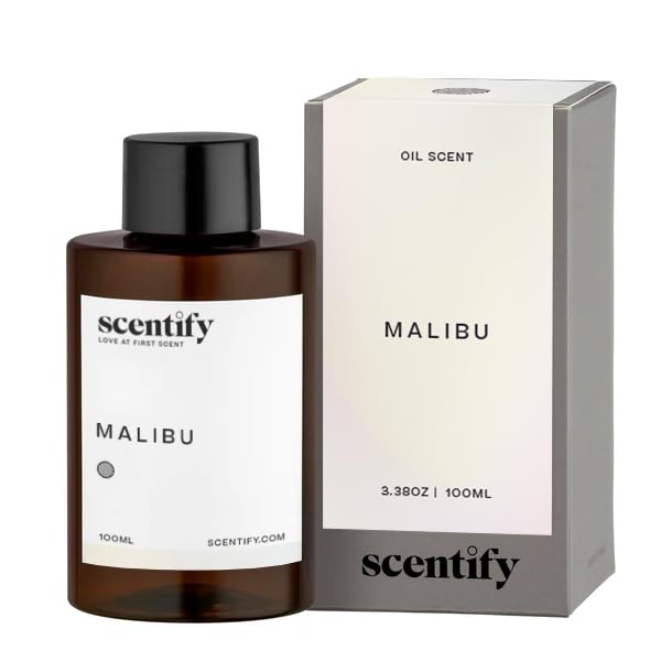 Amazon.com: Scentify Malibu Aroma Oil Refill Scent for Oil Diffusers ...