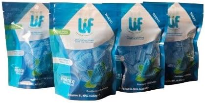 LIF - Cepillo Bucal Masticable Sabor Menta Pouch Resellable 4Pack de 30 ...
