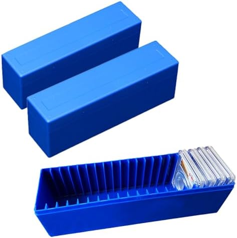 Amazon.com : 3 Pcs Double Row Coin Storage Box Coin Collecting Supplies ...
