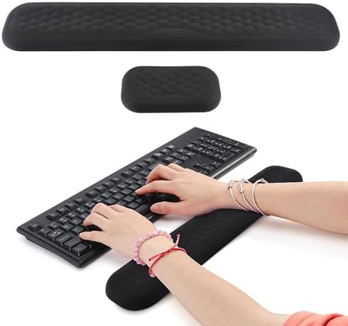 Amazon.com : Ergonomic Mouse Pad Wrist Support and Keyboard Wrist Rest ...