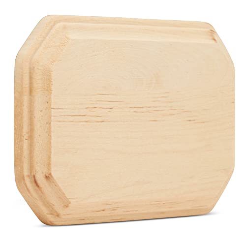 Snapklik.com : Wood Rectangle Plaque 5 Inch, Pack Of 1 Beveled Edge ...
