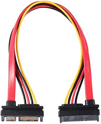7+15 Pin Serial SATA Data power combo extension Cable 1pc Serial Power ...