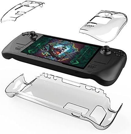 Amazon.com: for Steam Deck Protective Case, Crystal Clear Cover Hard ...