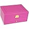 Amazon.com: Unimoly 2-Layer Jewelry Box for Women Girls, Jewelry ...