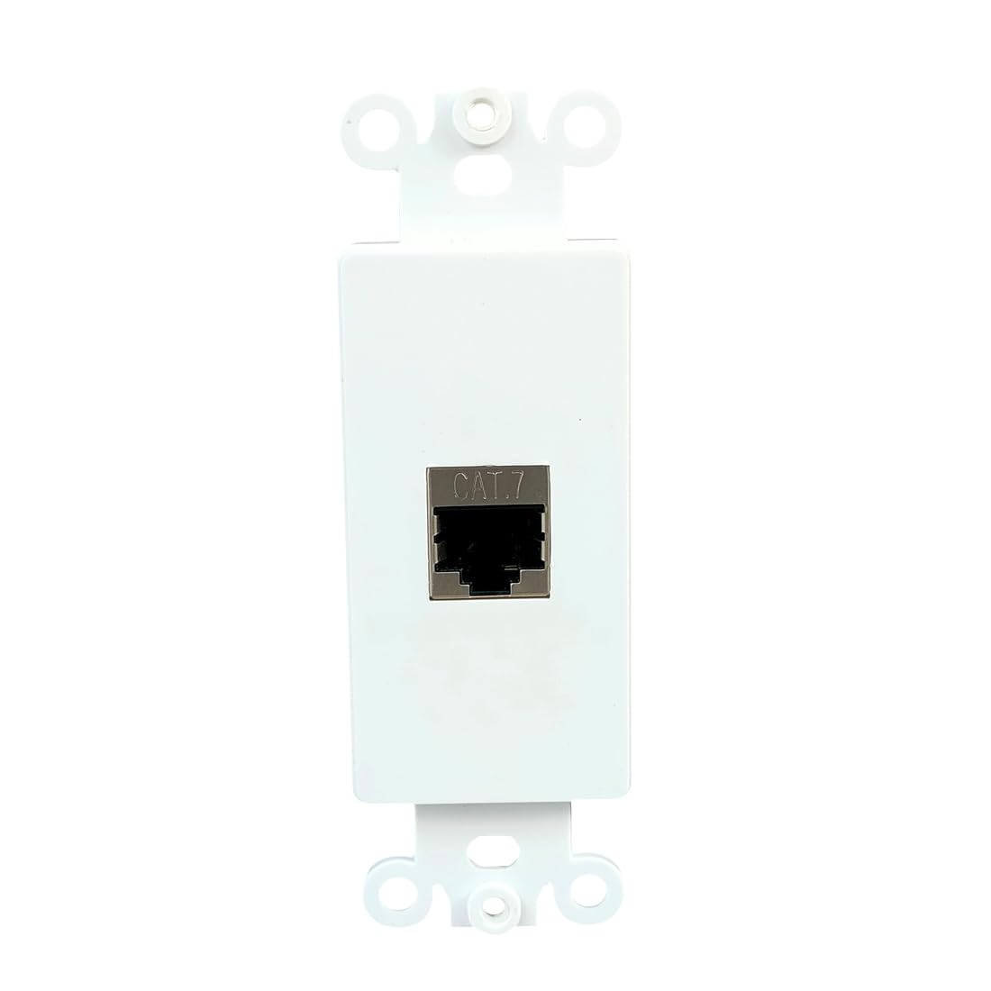 Amazon.com: BOPLAT 1 Port Cat7 Ethernet Decora Insert Wall Plate - Cat ...