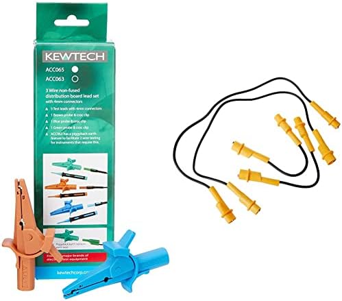 Kewtech ACC065 Non fused Distribution test leads for KT64/A and KT65 ...