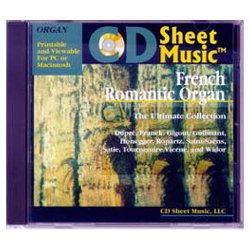 CD Sheet Music French Romantic Organ: 0680160300037: Amazon.com: Books