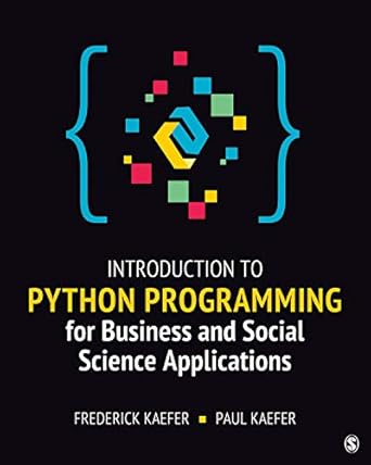 Introduction to Python Programming for Business and Social Science ...