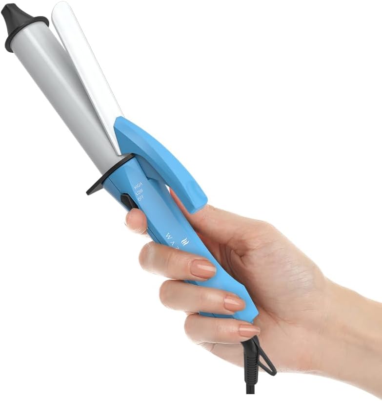 Amazon.com: Ceramic Mini Curling Iron for Short Hair, Compact ...