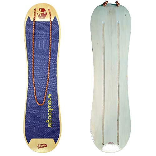 Snowboogie Wham-O 106cm Wooden Kids Snowboard - SantaBILT®
