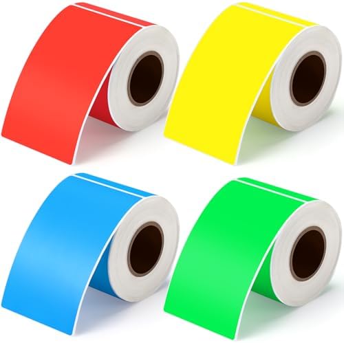 Amazon.com : PARLAIM 3 X 5 Inch Rectangle Adhesive Color Coding ...