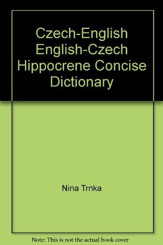 Czech-English English-Czech Hippocrene Concise Dictionary: Nina Trnka ...