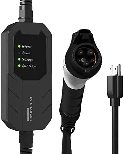 BESENERGY 15A EV Charger Level 1 J1772 EVSE 20ft Home 110V-120V IP65 ...
