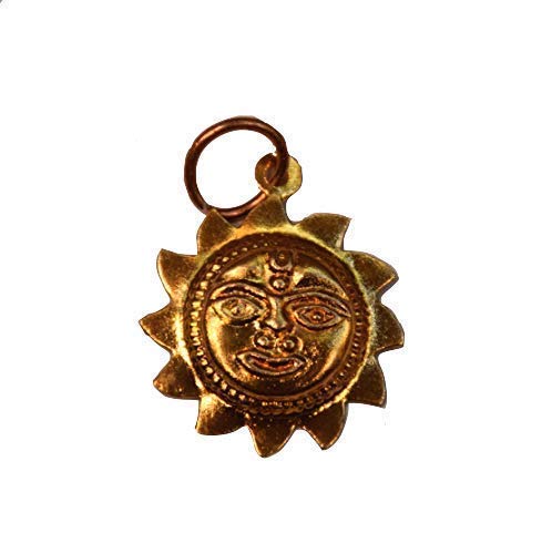 Buy Original & Pure Copper made Surya/Sun Face Pendant/Locket for Men ...
