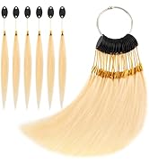 Amazon.com : Noverlife 30PCS Pure Human Hair Color Swatches, Natural ...