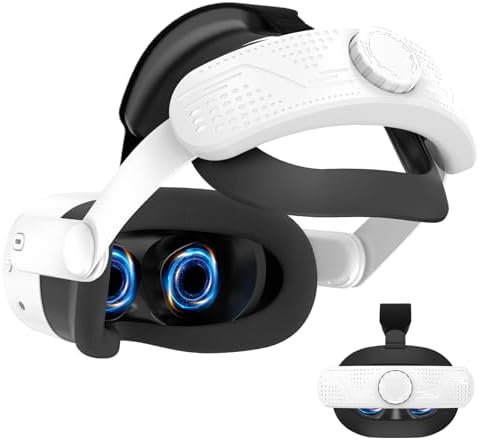 YipuVR Head Strap for Quest 3S Headset, Adjustable Elite Headband ...